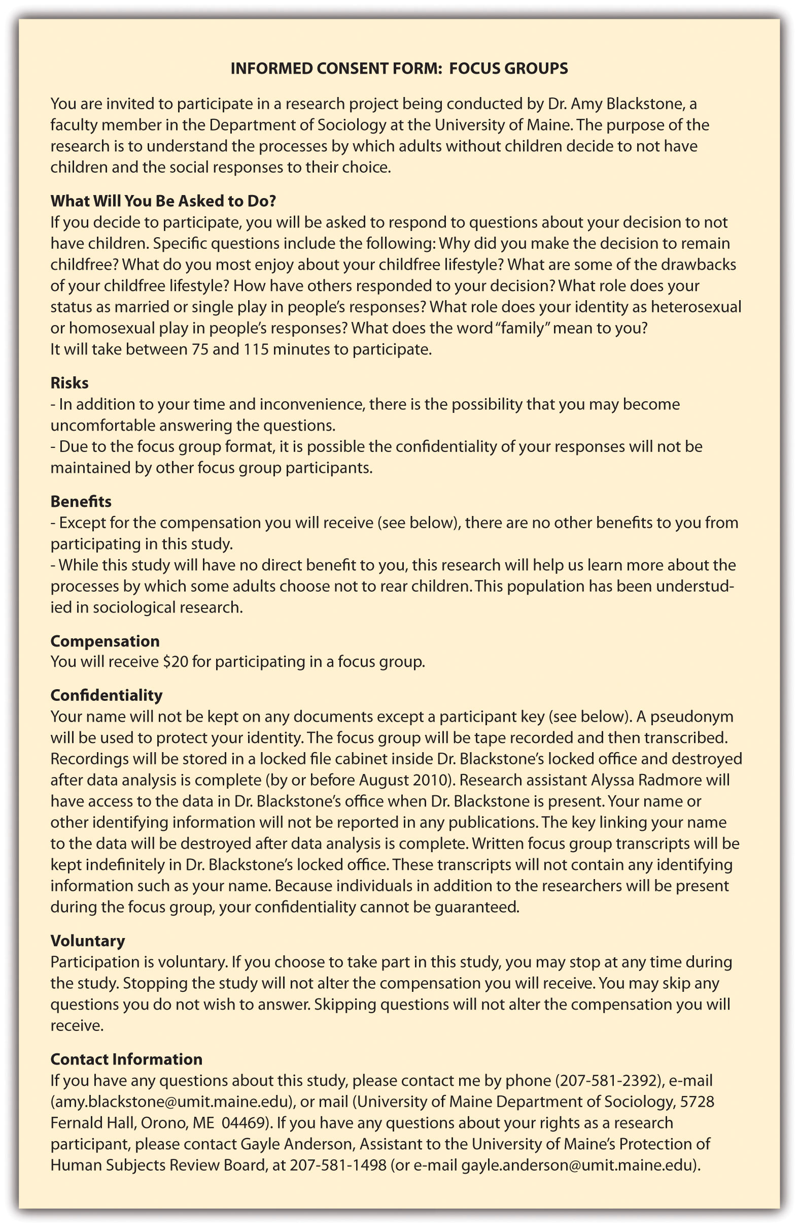 3 2 Specific Ethical Issues To Consider Social Sci LibreTexts