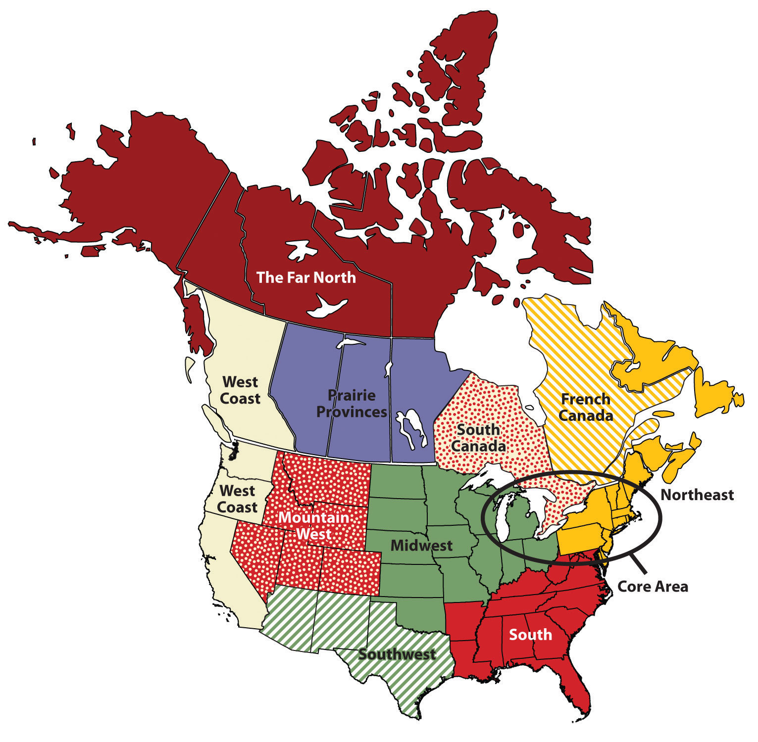 Regions Of The United States And Canada Regions Of The United States And Canada